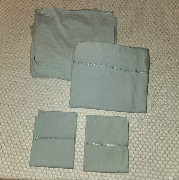 Dan River | Bedding | Vintage 97s Solid Blue Complete Sheet Set By Dan ...